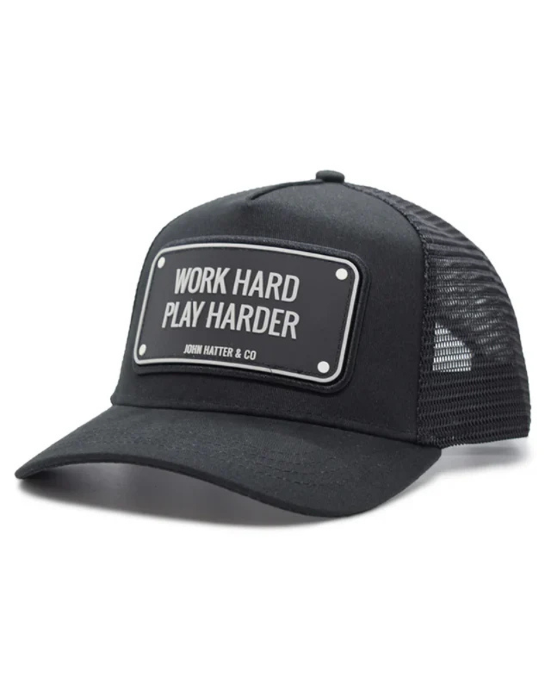 WORK HARD PLAY HARDER- CAP RUBBER – magnusclothingoficial